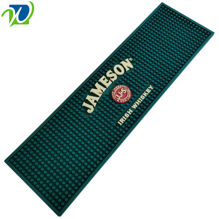 Jameson Whiskey Custom cheap rubber bar runner