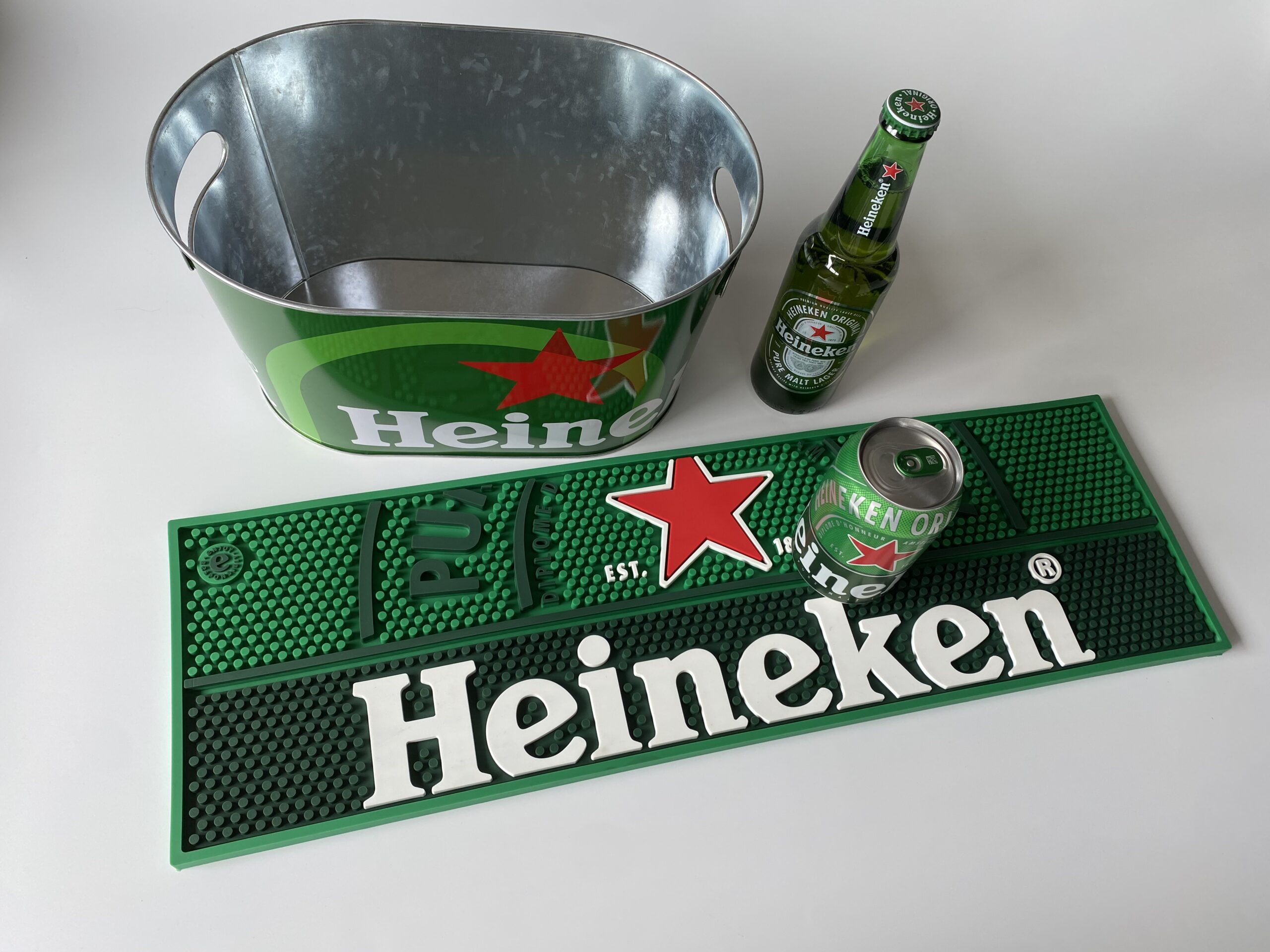 The Bar Mat and Ice Bucket function For Alcohol Brands